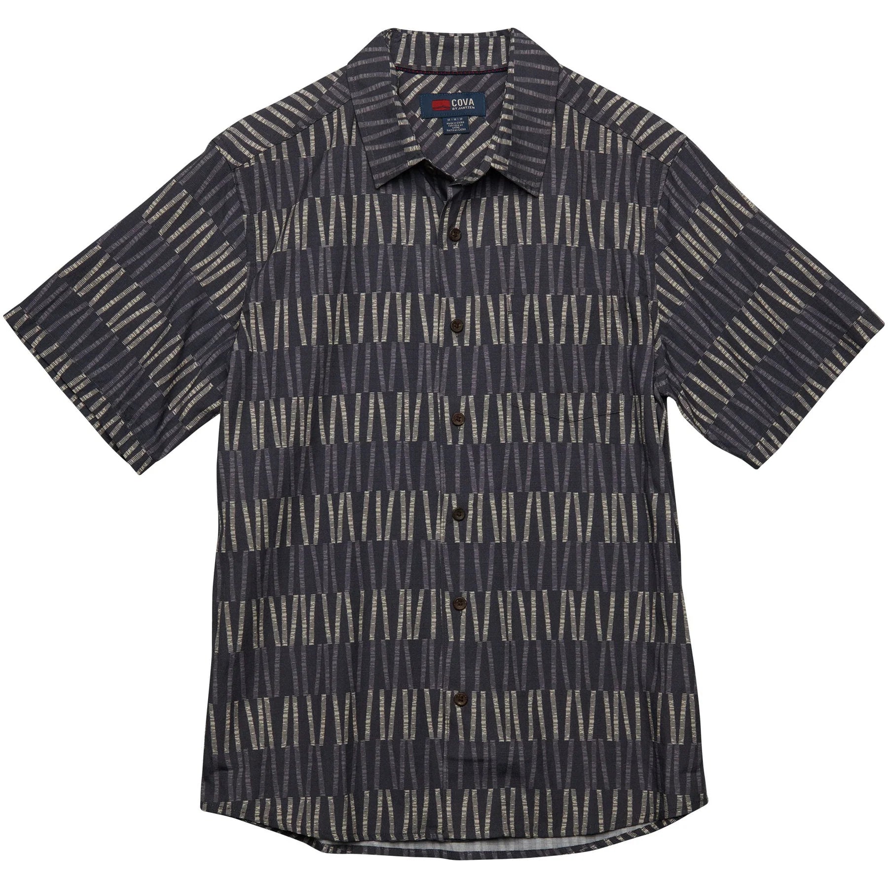 Cova CANE ISLAND Short Sleeve Woven - CARBON – Sun Diego Boardshop