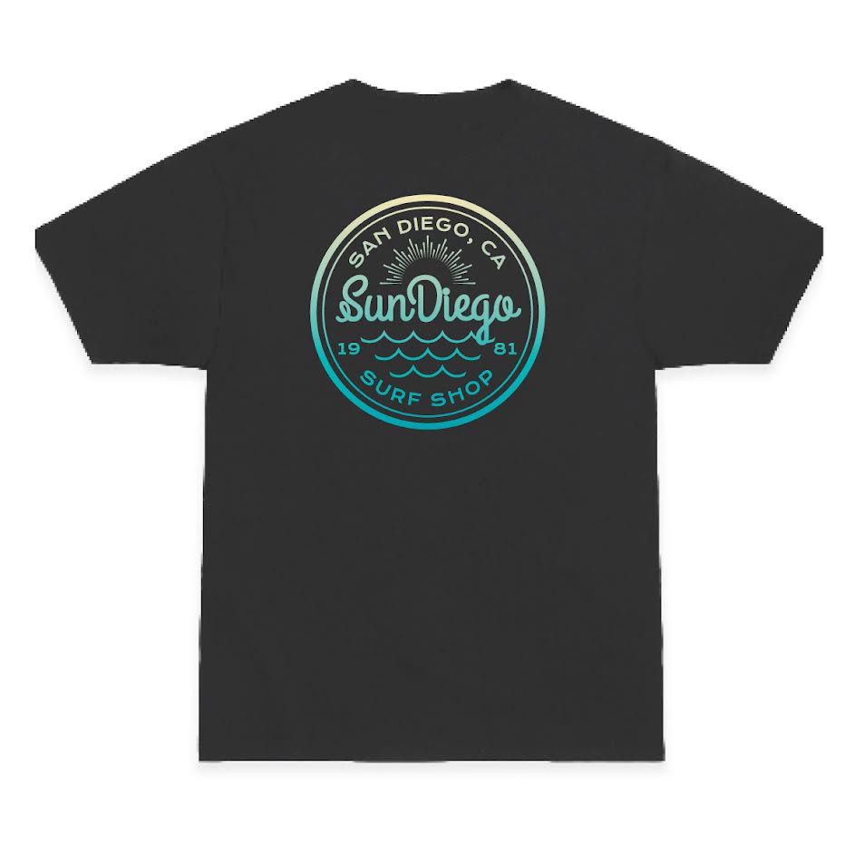 Sun Diego WellRounded Tee - VINTAGE BLACK | Sun Diego Boardshops