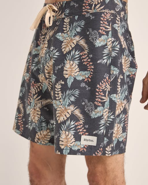 Rhythm Tropical Trunk - Black – Sun Diego Boardshop