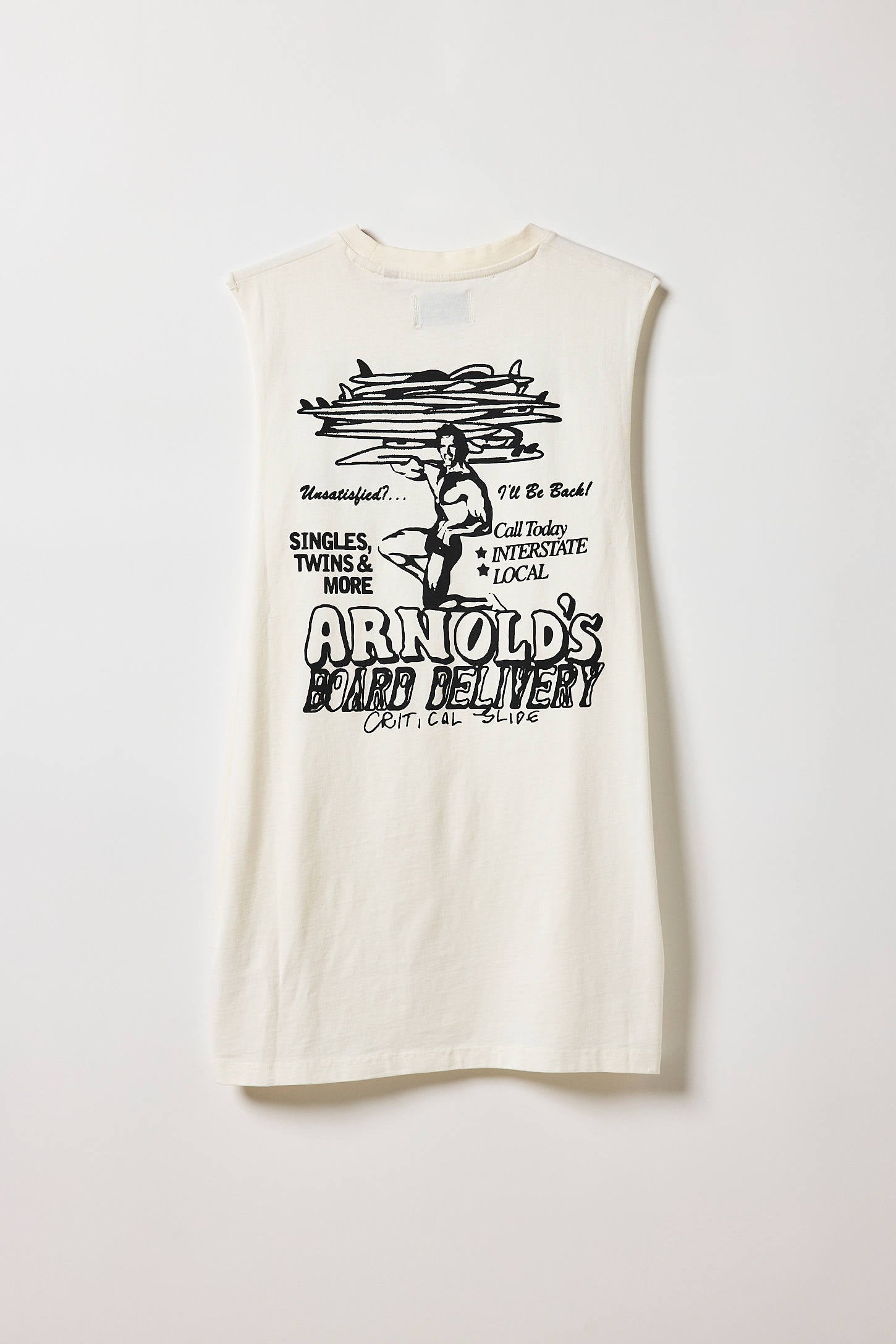 Critical Slide Arnie Muscle Tee - Vintage White – Sun Diego Boardshop