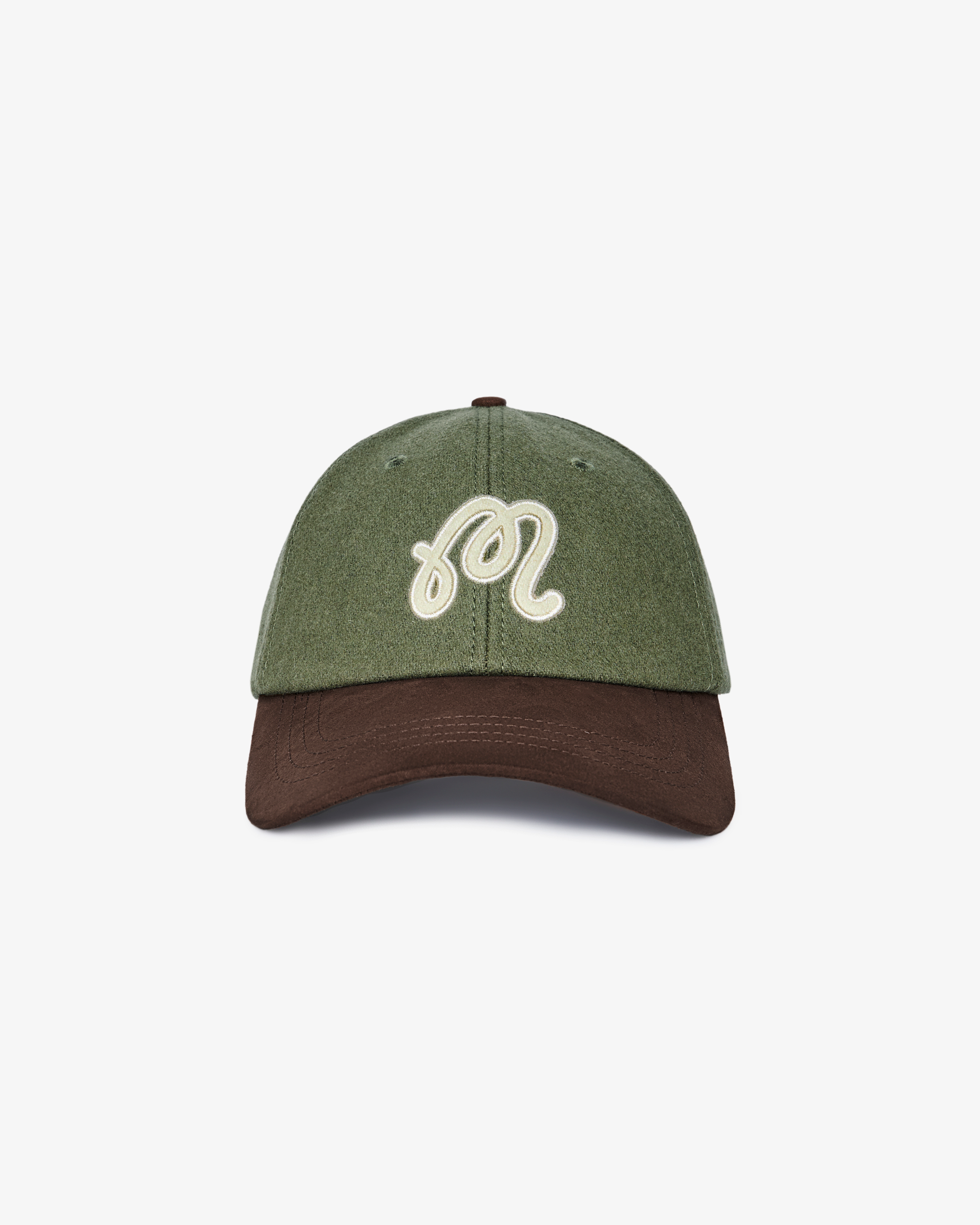 Malbon M Script Dad Hat - Olivine | Sun Diego Boardshops