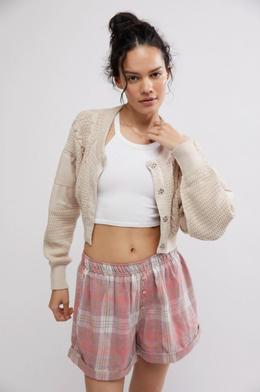 Free People Sunday Morning Boxer - PEACHY PINK COMBO – Sun Diego Boardshop